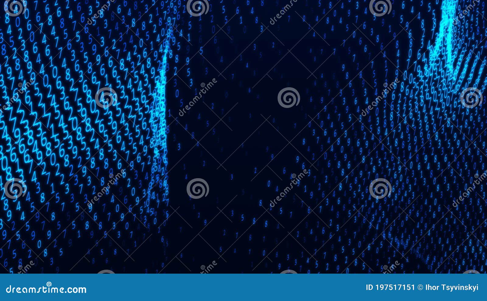Background With Digits On Screen. Binary Code Zero One Matrix White Background. Banner, Pattern ...