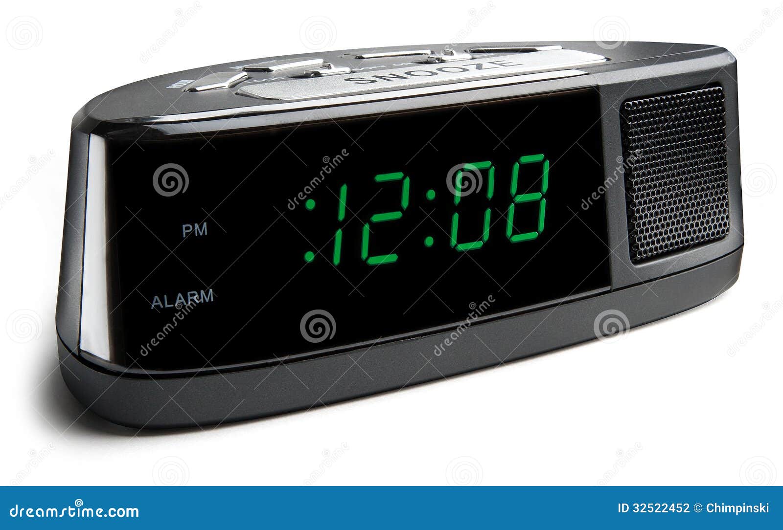 Digital-Wecker stockfoto. Bild von zeit, einzelteil, fotographie - 32522452