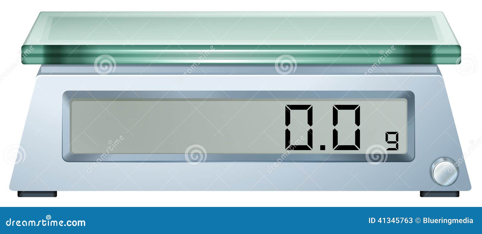 A digital weighing scale stock vector. Illustration of weigh - 41345763