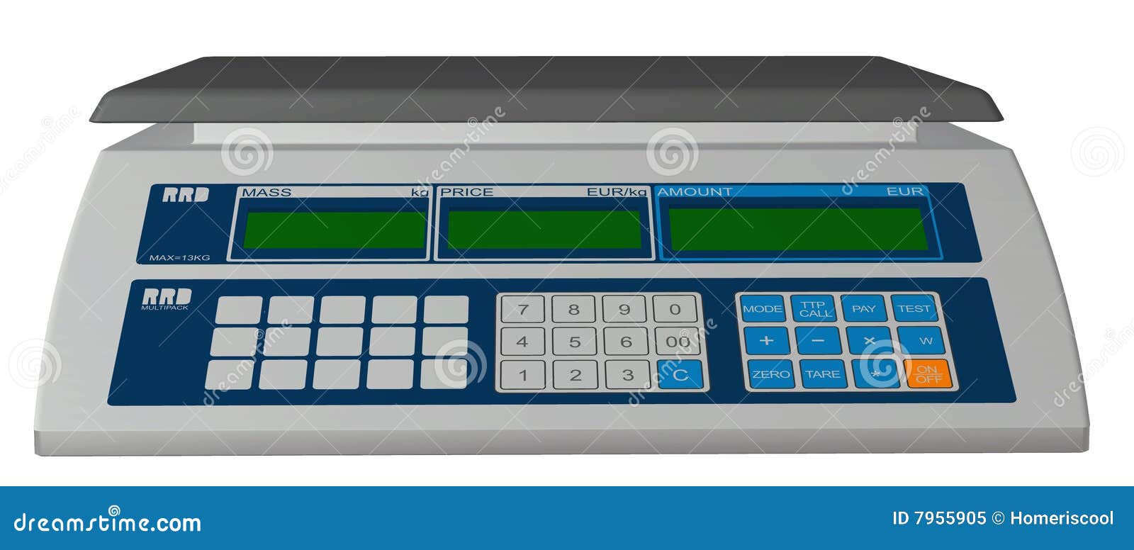 Digital weighing scales stock illustration. Illustration of kilo - 7955905