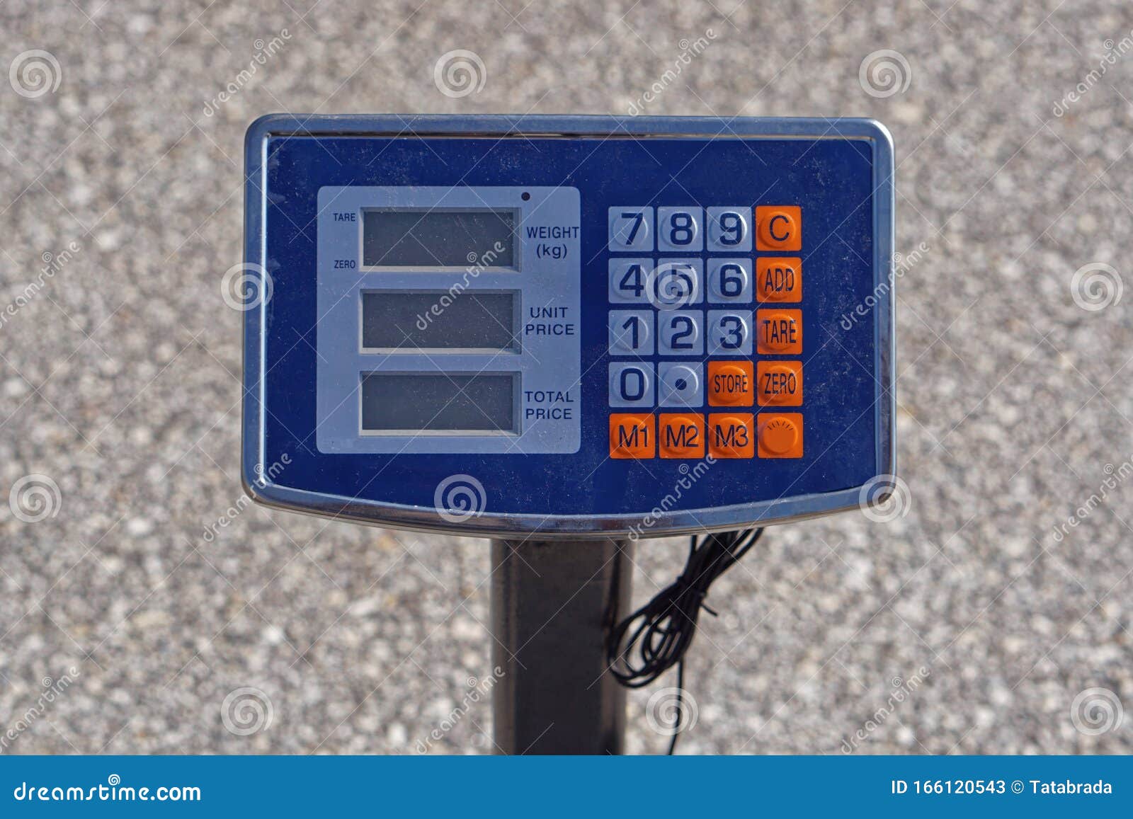 Digital weight scale stock image. Image of weight, numbers - 166120543
