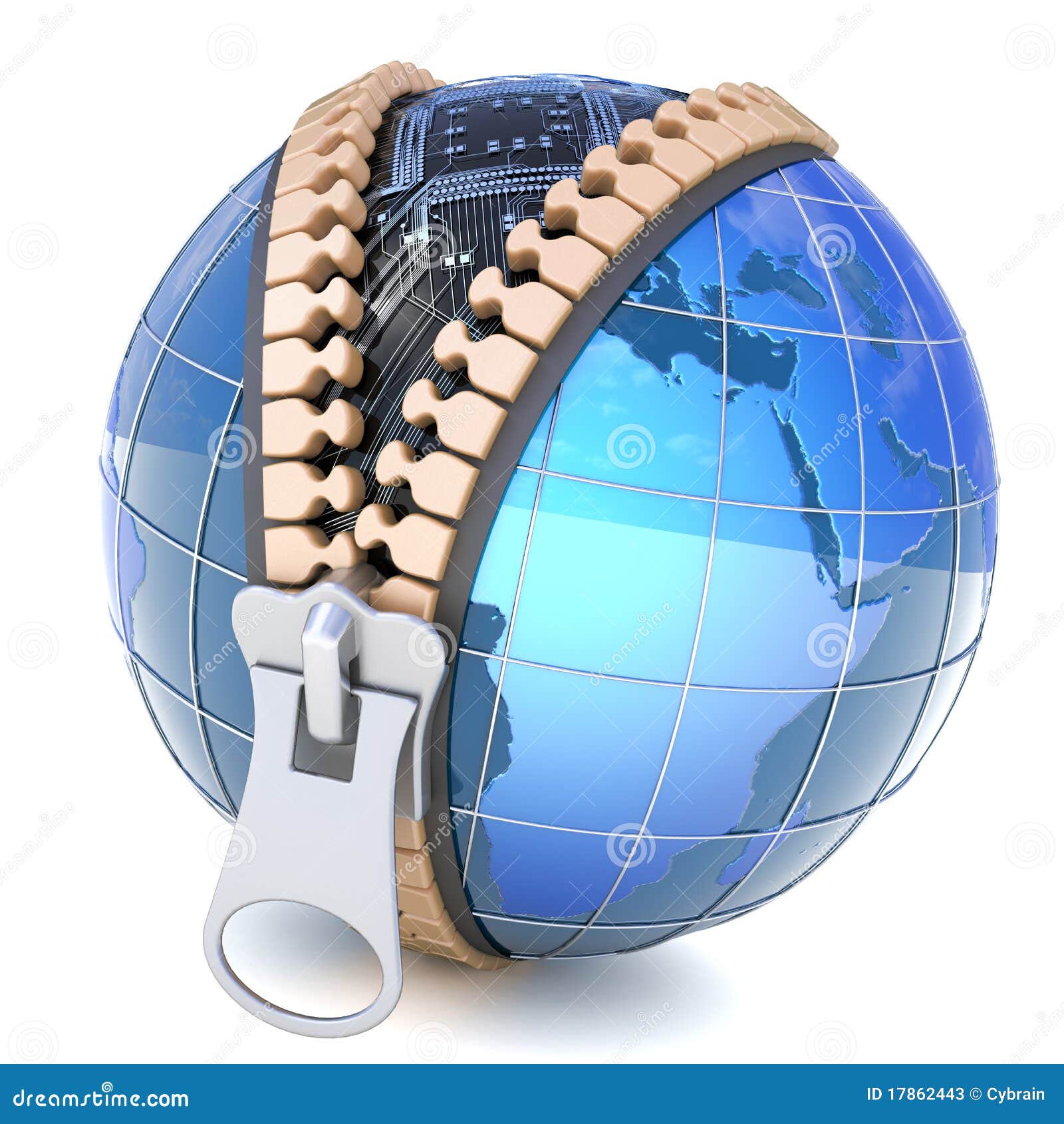 Digital-Welt stock abbildung. Illustration von konzept - 17862443