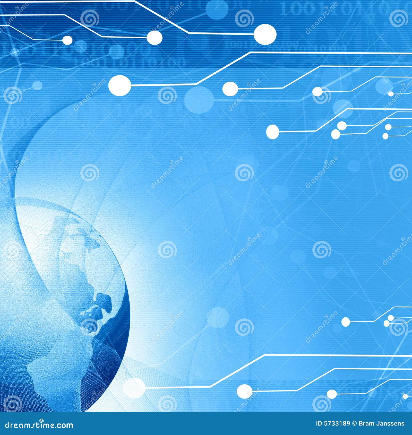 Digital-Welt stock abbildung. Illustration von wissenschaft - 5733189