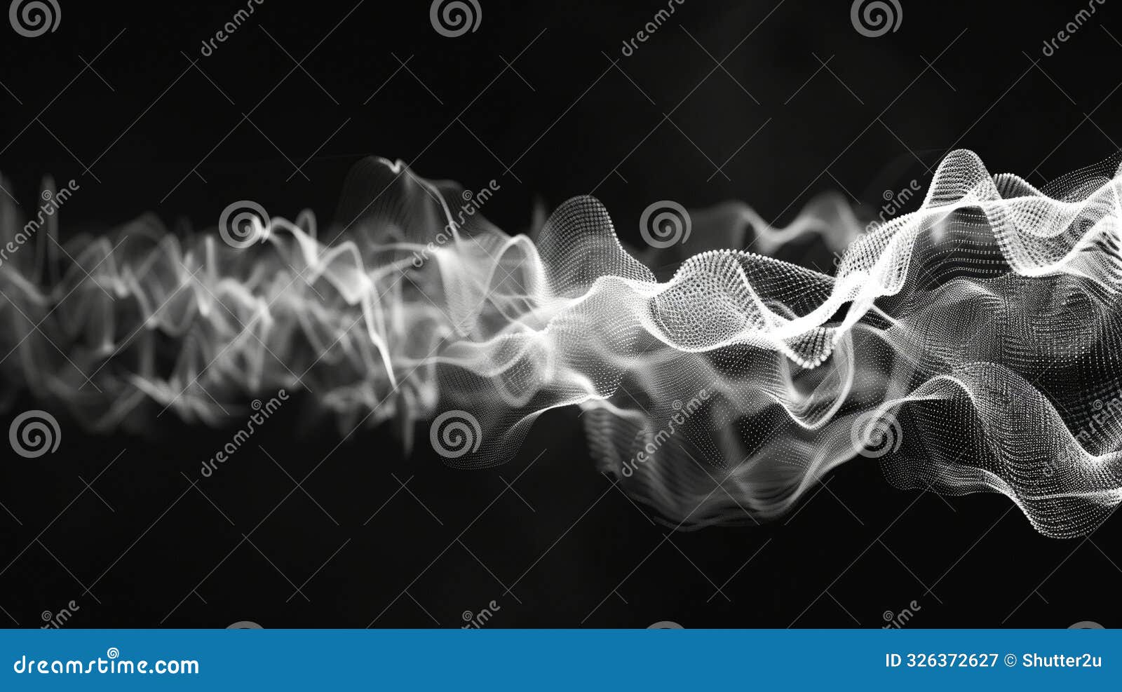 Digital White and White Abstract Representation of Sound Waves Stock ... Digital White and White Abstract Representation of Sound Waves Stock ...