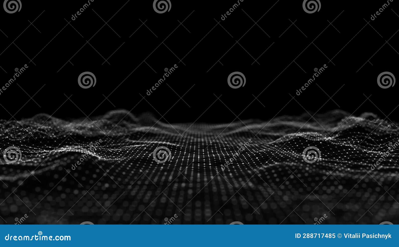 Digital Wireframe Landscape. Wireframe Terrain Polygon Landscape Design ...