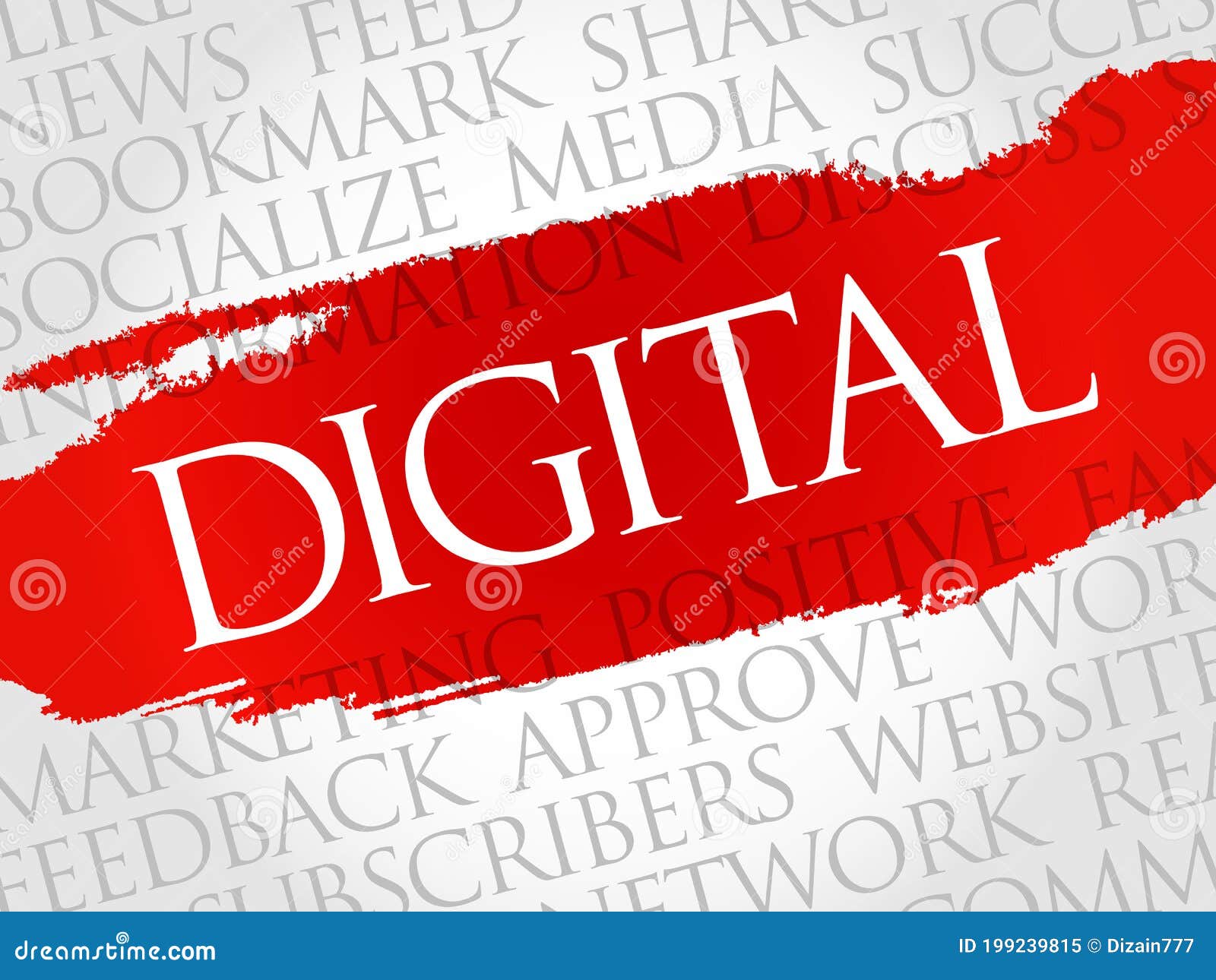 Digital word cloud stock illustration. Illustration of audience - 199239815