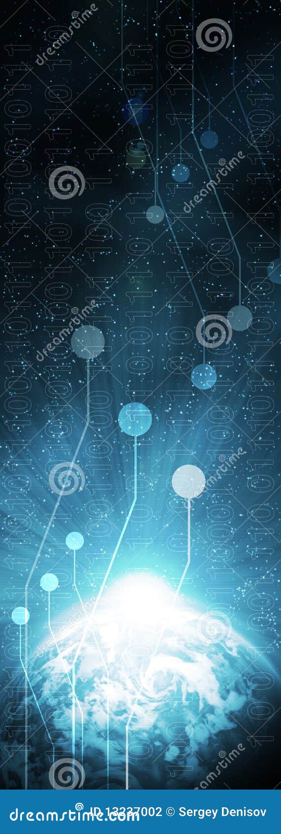 Digital world stock illustration. Illustration of research - 13237002