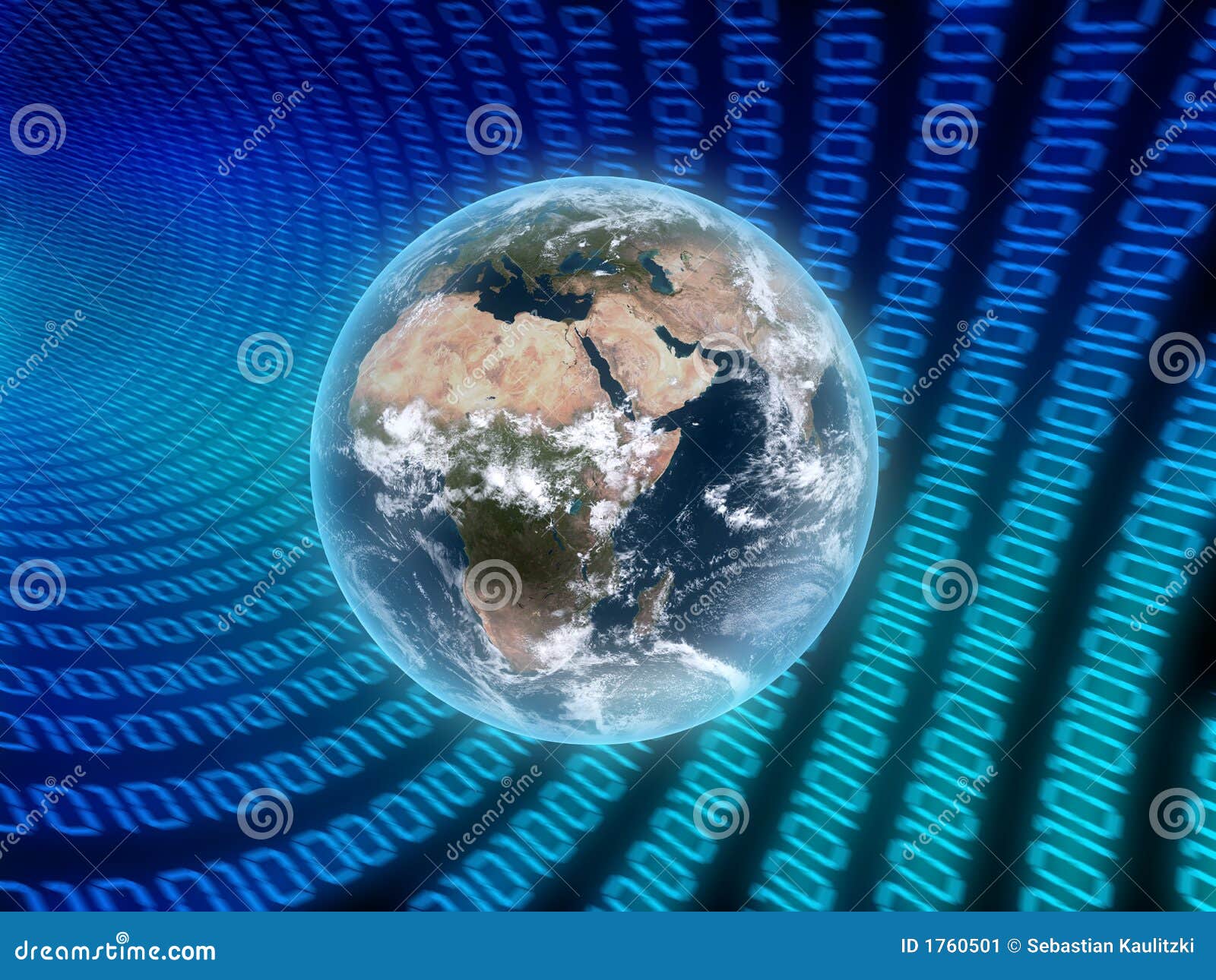 Digital world stock illustration. Illustration of world - 1760501