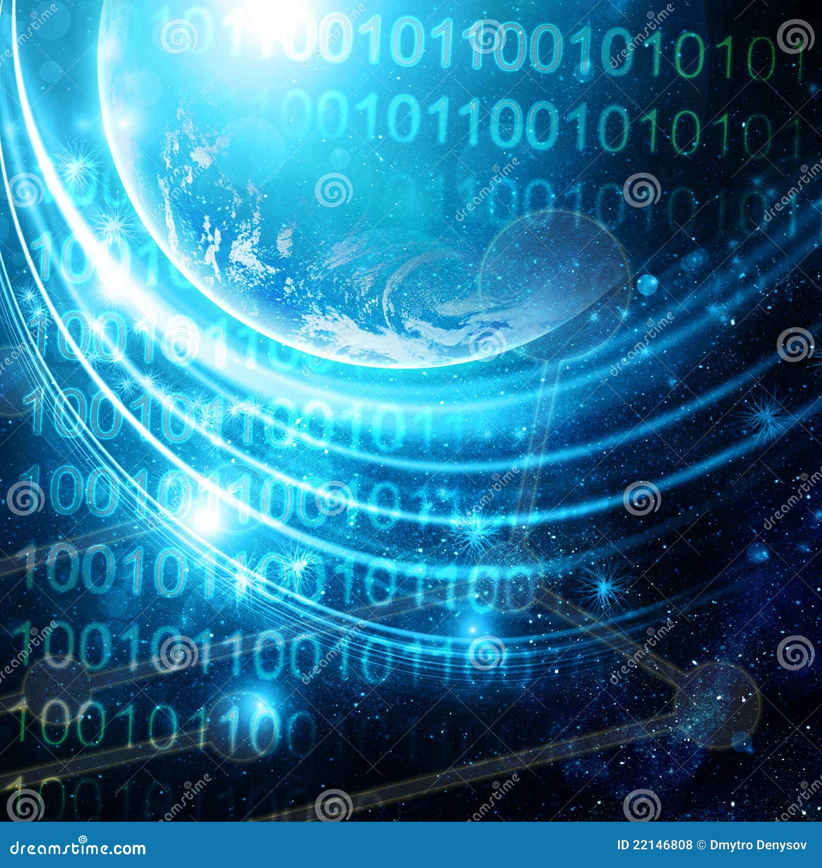 Digital world stock photo. Image of cyberspace, globe - 22146808