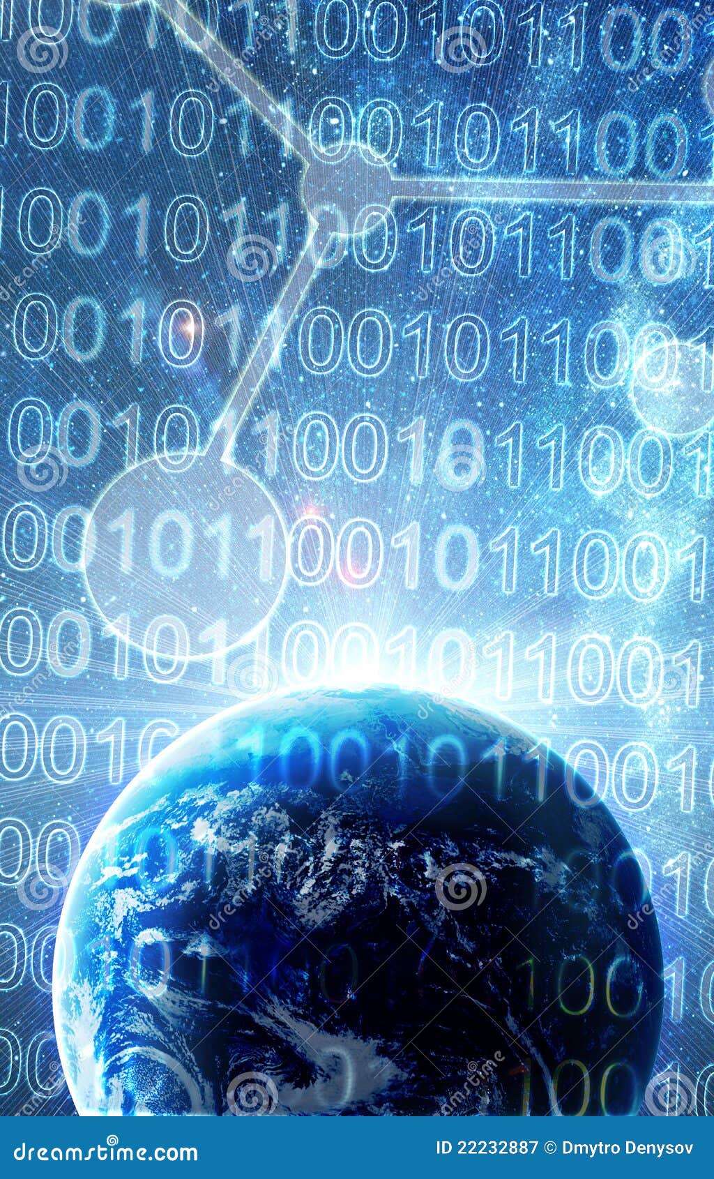 Digital world stock illustration. Illustration of europe - 22232887