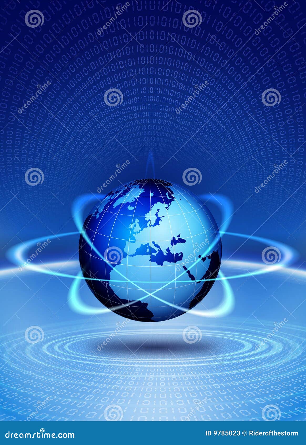 Digital World stock illustration. Illustration of blur - 9785023