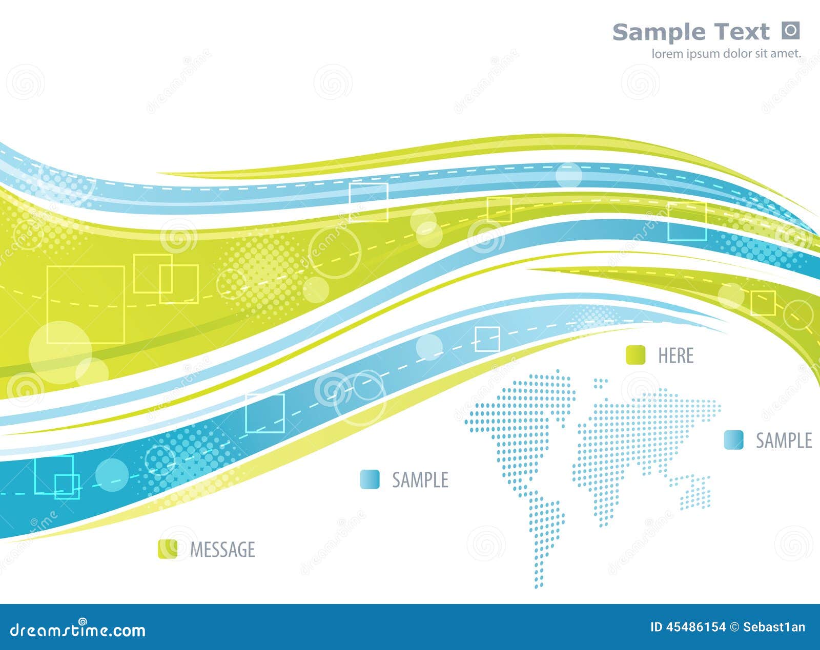 Digital world stock vector. Illustration of concepts - 45486154