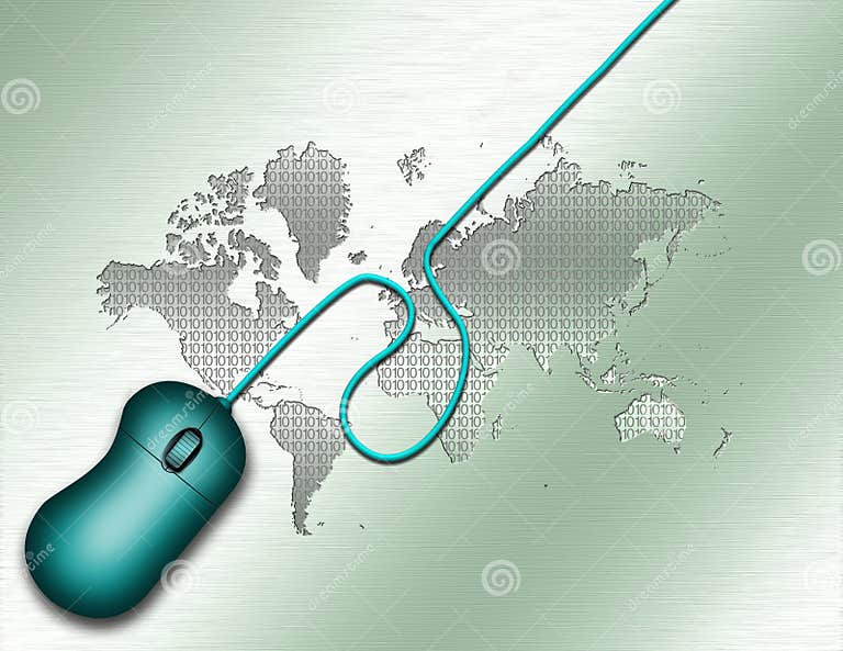 Digital World stock illustration. Illustration of object - 182756864