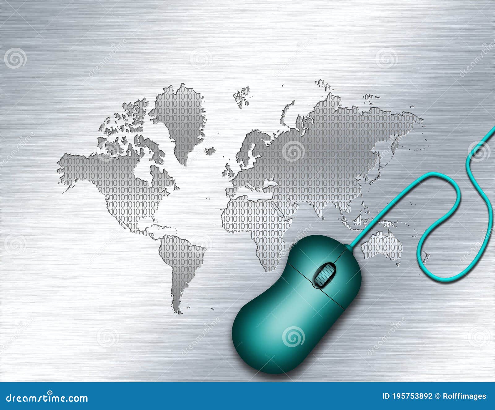 Digital World stock illustration. Illustration of peripheral - 195753892