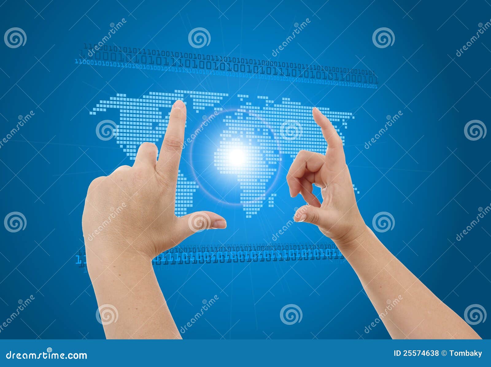 Digital World Concept Graphic Stock Photo - Image of multimedia ...