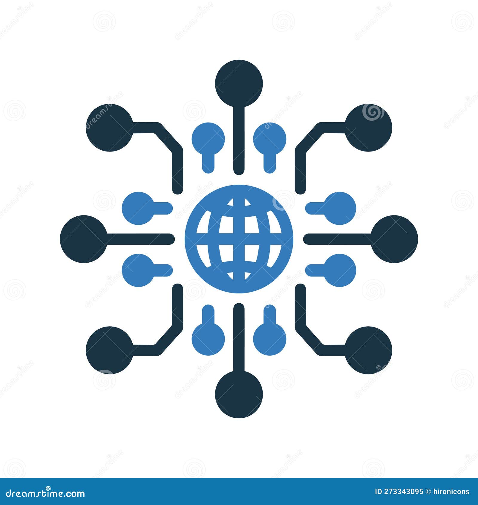 Digital World, Digitization Icon Stock Illustration - Illustration of ...