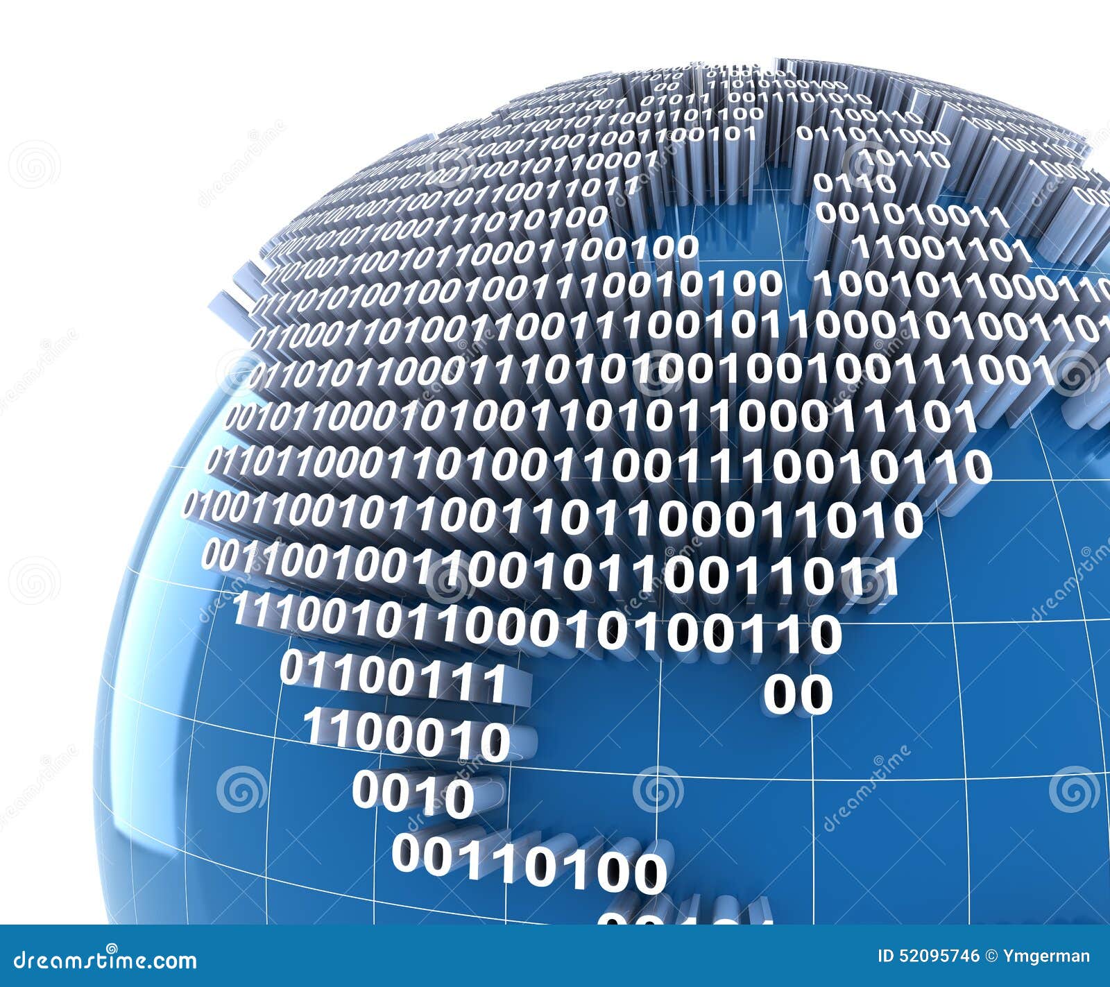 Digital world stock illustration. Illustration of concept - 52095746