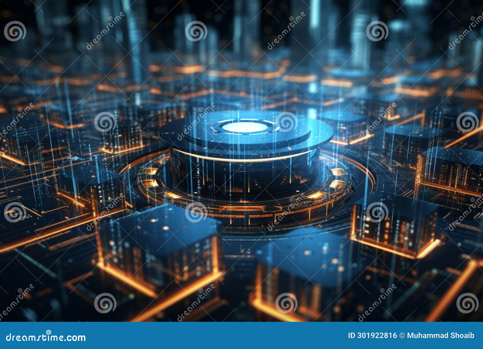 Digital World Illustrative Background Encapsulating the Essence of ...