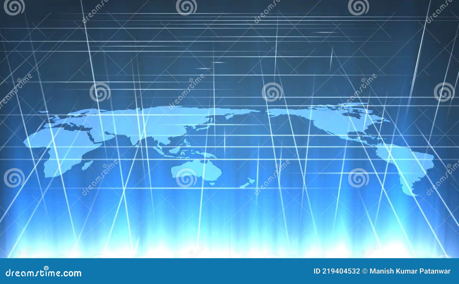 Digital World Map Animation 3d Motion Graphics with Navigation Stock ...