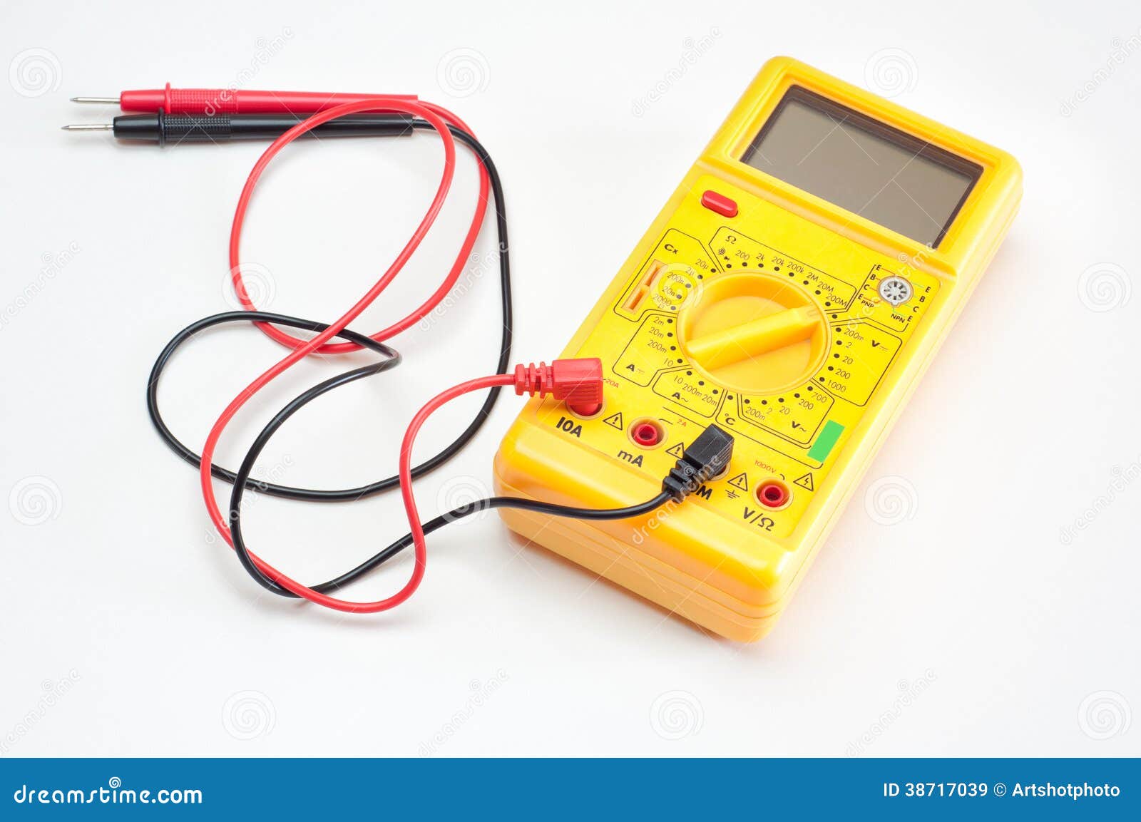 Digital Yellow Multimeter Stock Photography | CartoonDealer.com #18288968