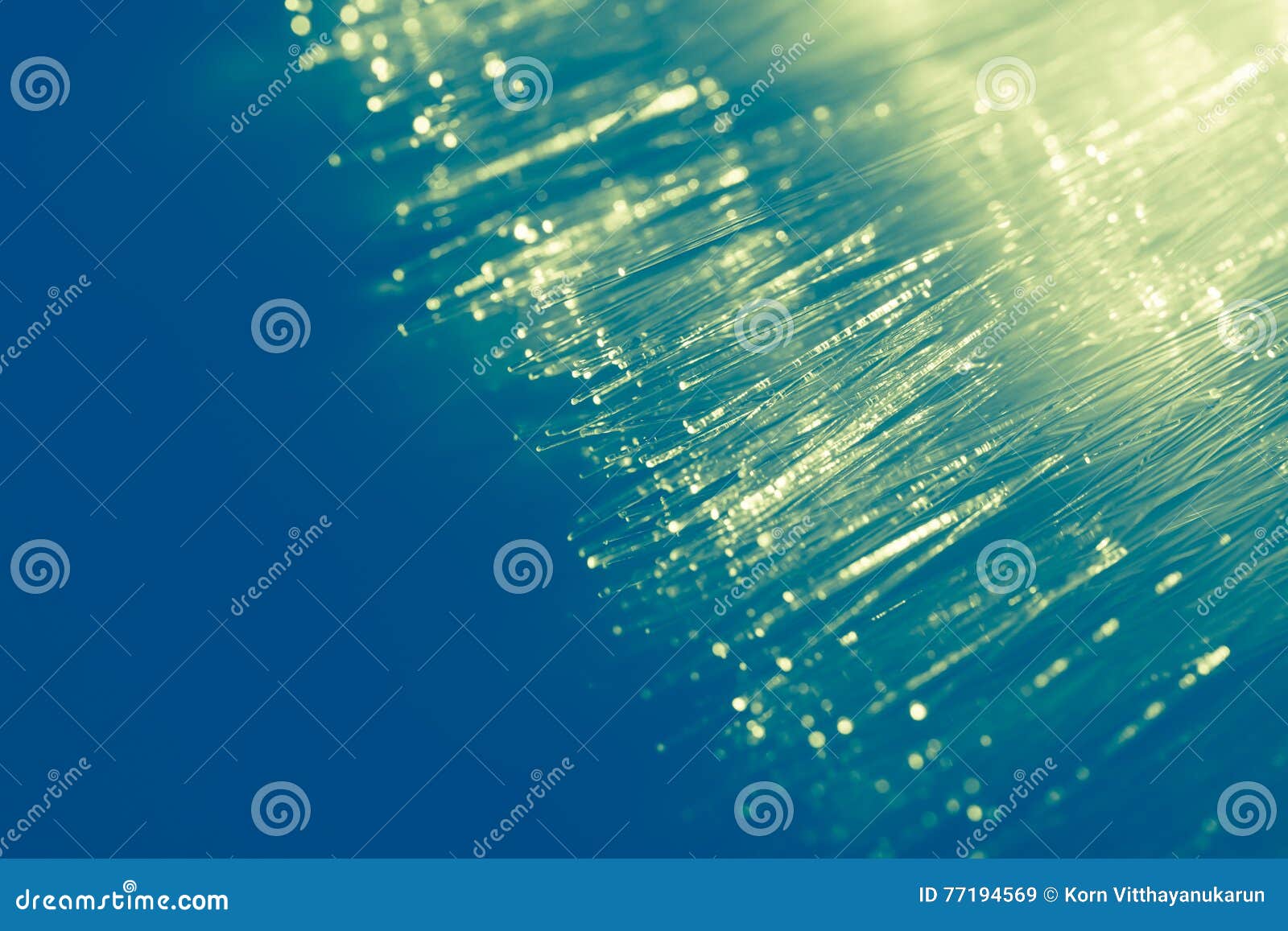 Digital Yellow Light Fiber Optic for Background. Stock Image - Image of ...