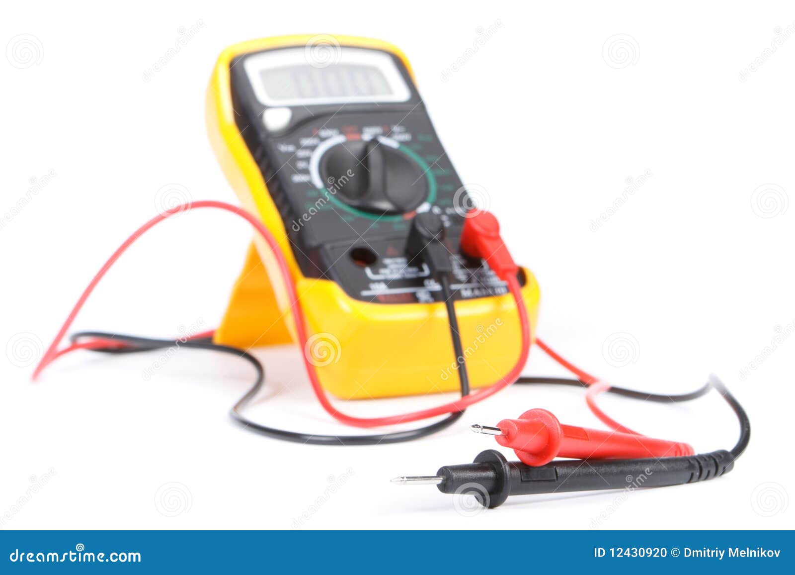 Digital Yellow Multimeter Stock Photography | CartoonDealer.com #18288968
