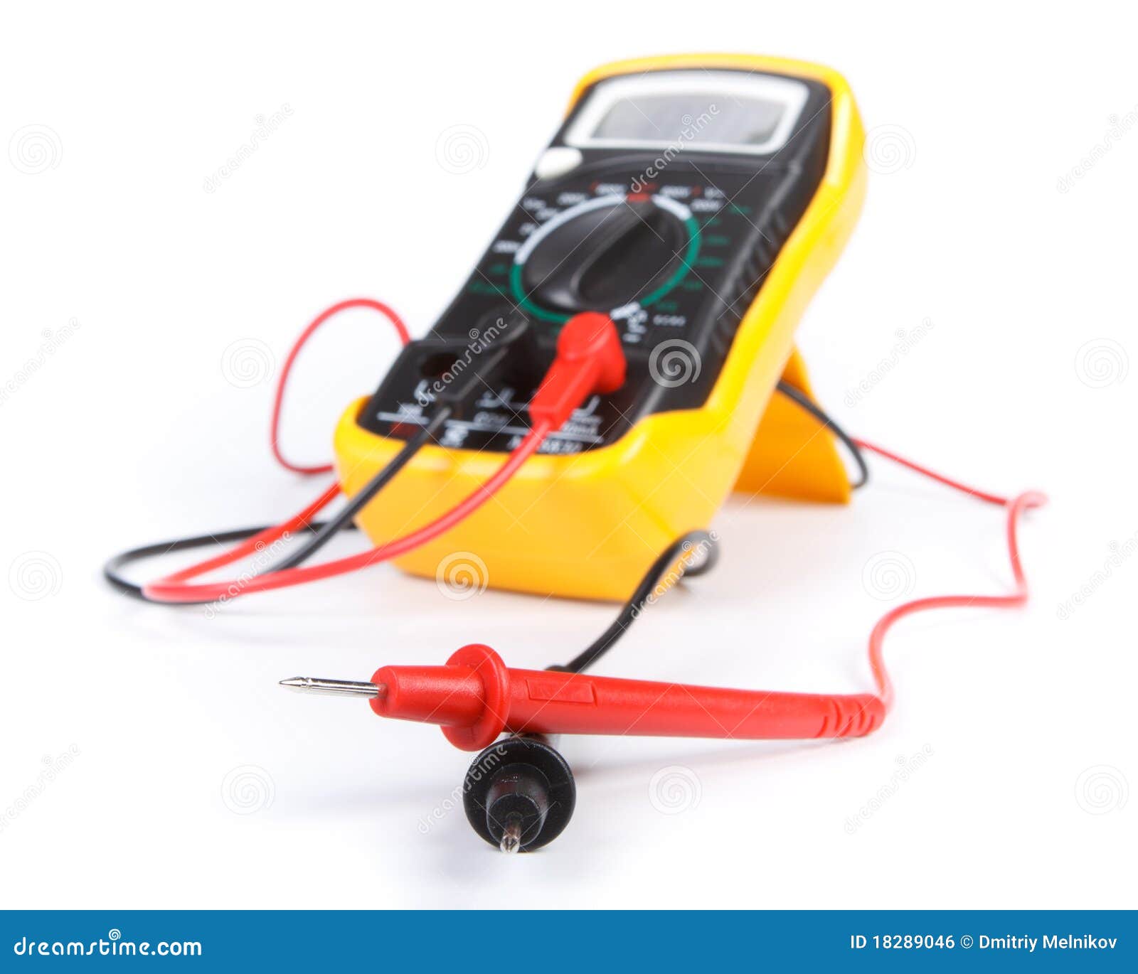 Digital Yellow Multimeter Stock Photography | CartoonDealer.com #18288968