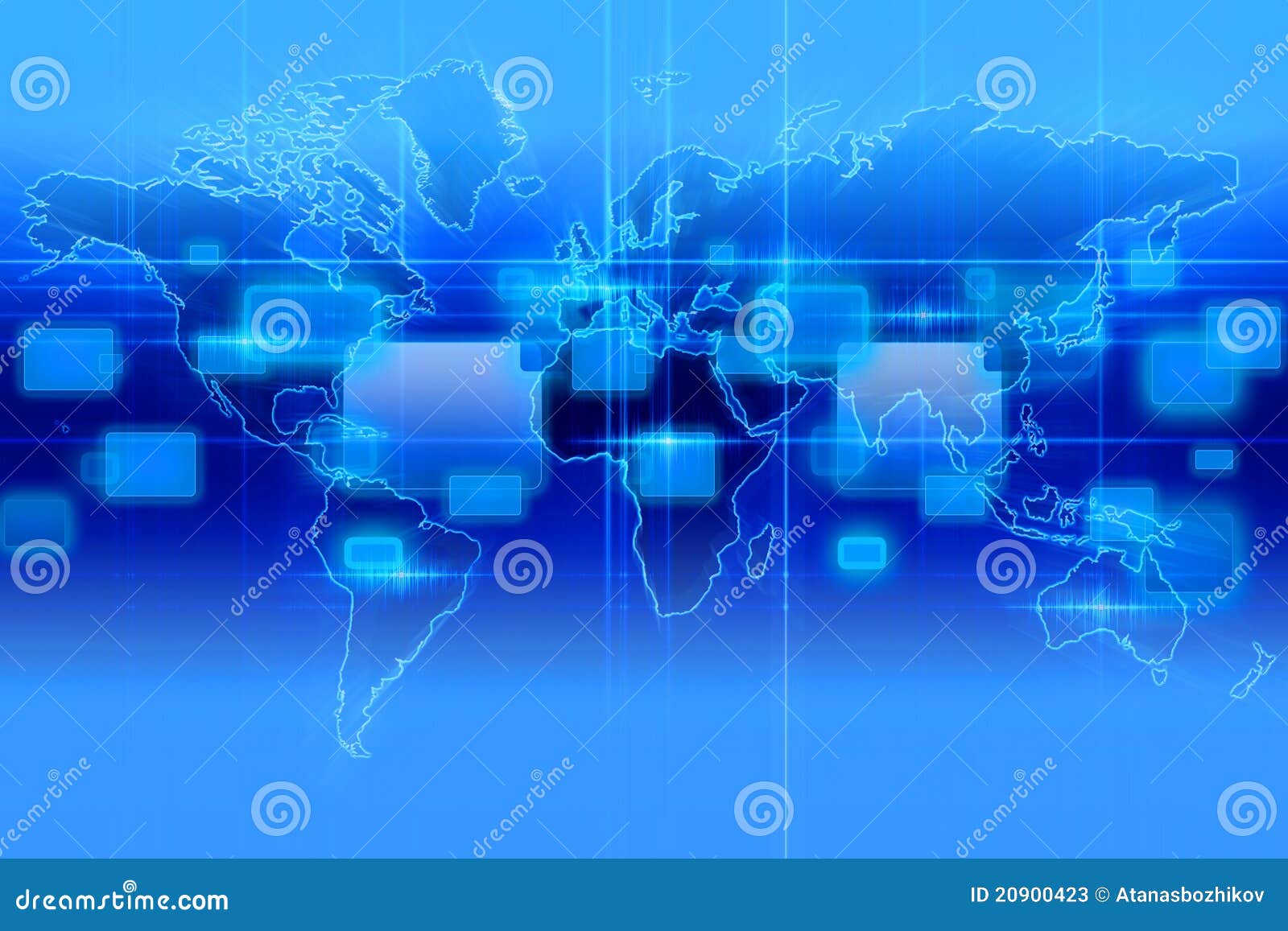 Digitale Wereld stock illustratie. Illustration of klik - 20900423