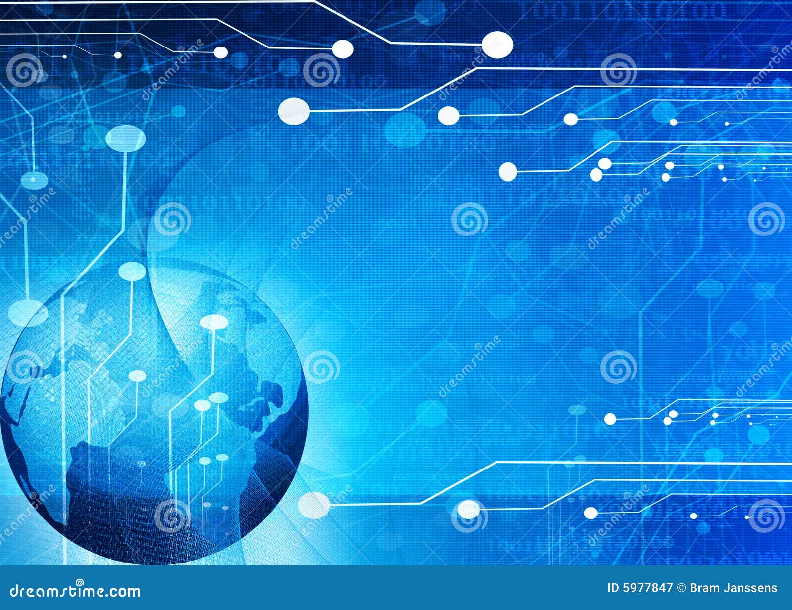 Digitale wereld stock illustratie. Illustration of elektronisch - 5977847