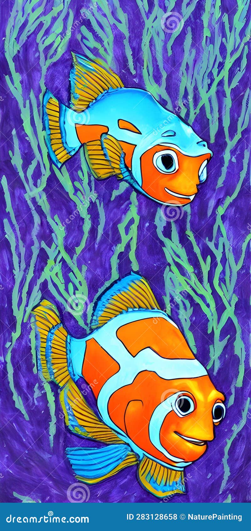 DigitalFish Realms: Mesmerizing Fish Paintings in Digital Dimensions ...