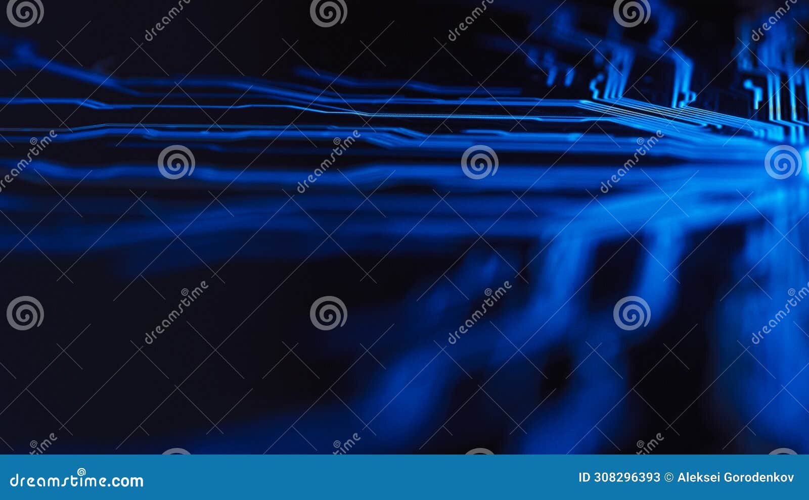 Digitalization Concept: Computer Screen Activates and Shows Futuristic ...