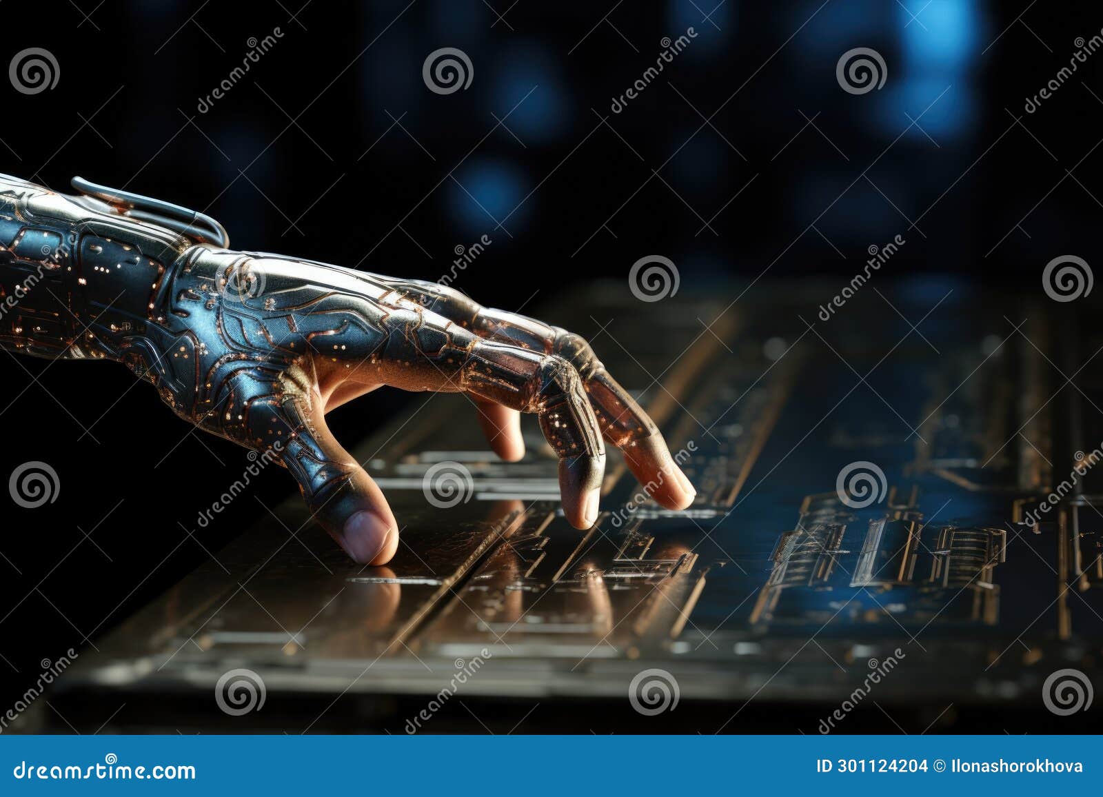 Finger Pushes Touch Screen Button and Activates Futuristic Artificial ... Finger Pushes Touch Screen Button and Activates Futuristic Artificial ...