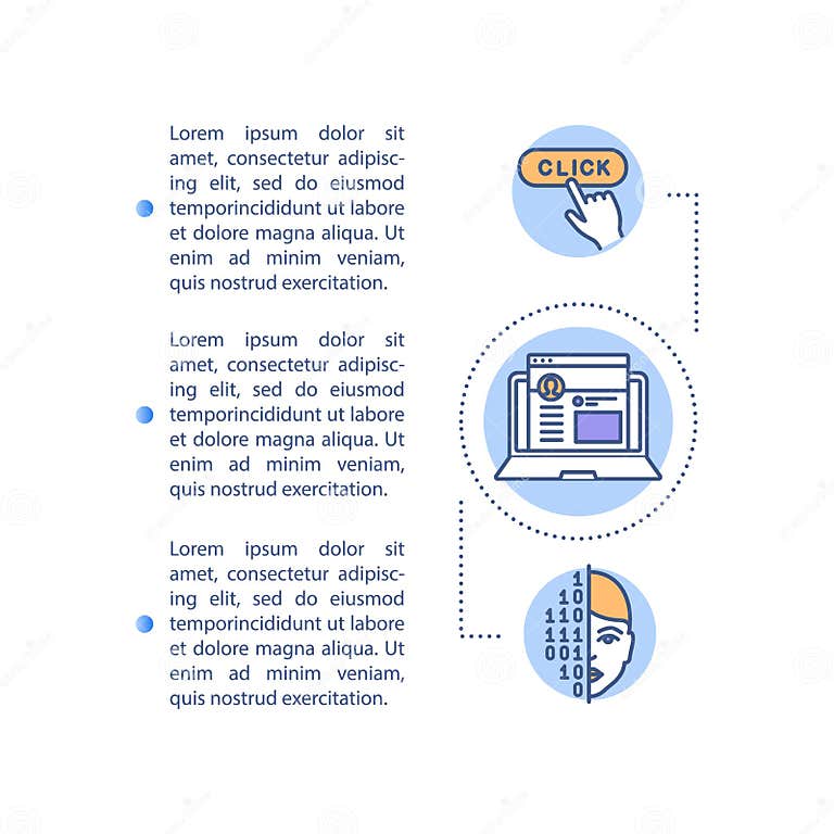 Digitalization Concept Icon with Text Stock Vector - Illustration of ...