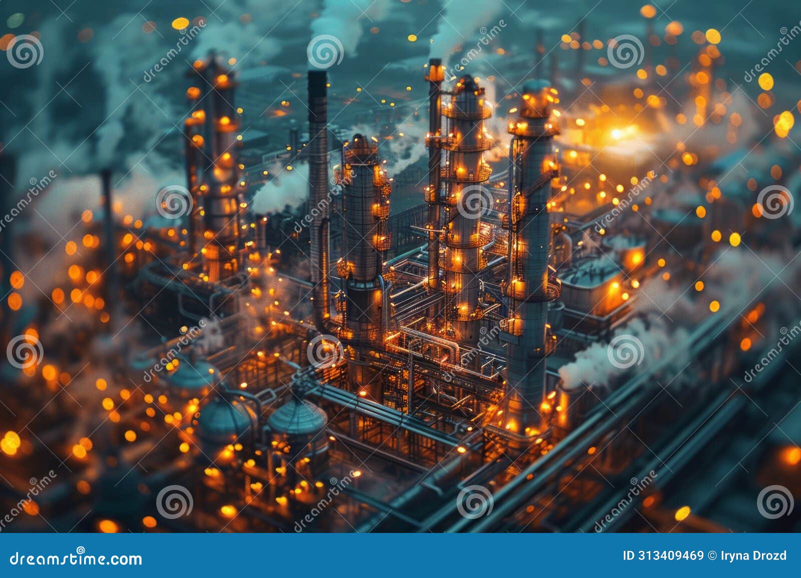 Digitalization Industry Concept. Automated and Technology Process Stock ...