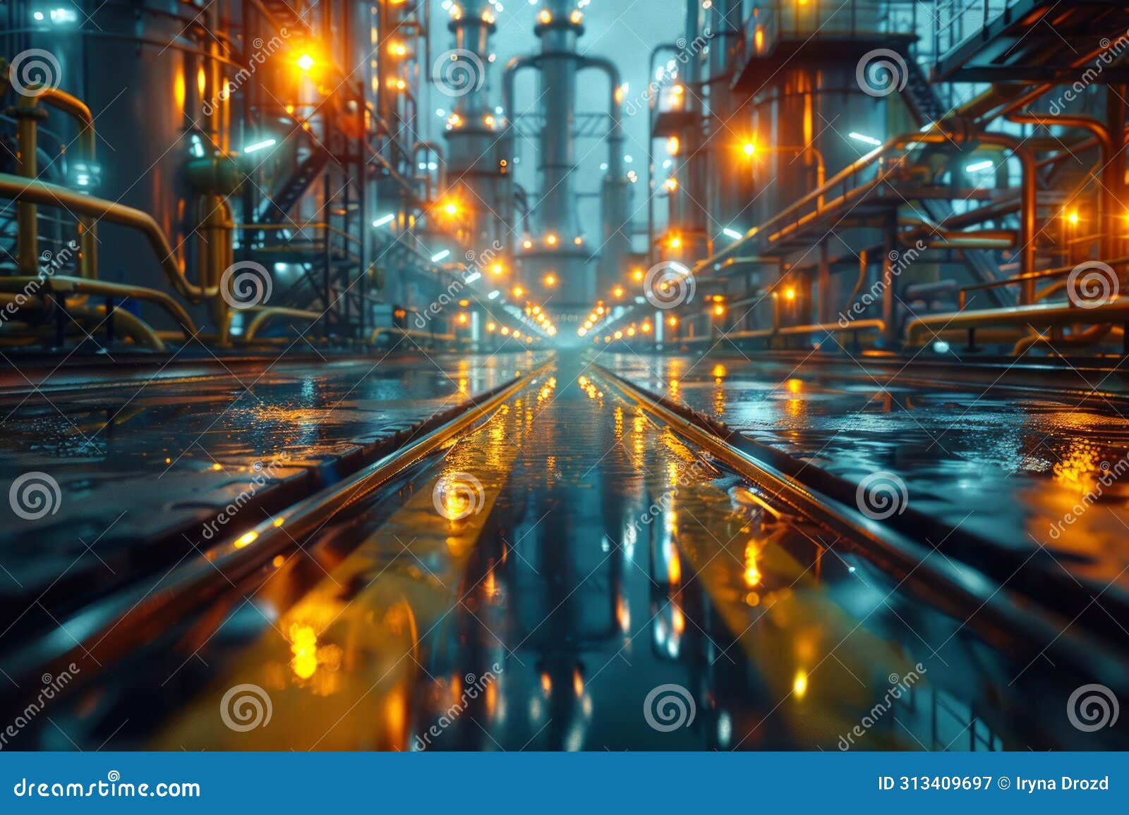 Digitalization Industry Concept. Automated and Technology Process Stock ...