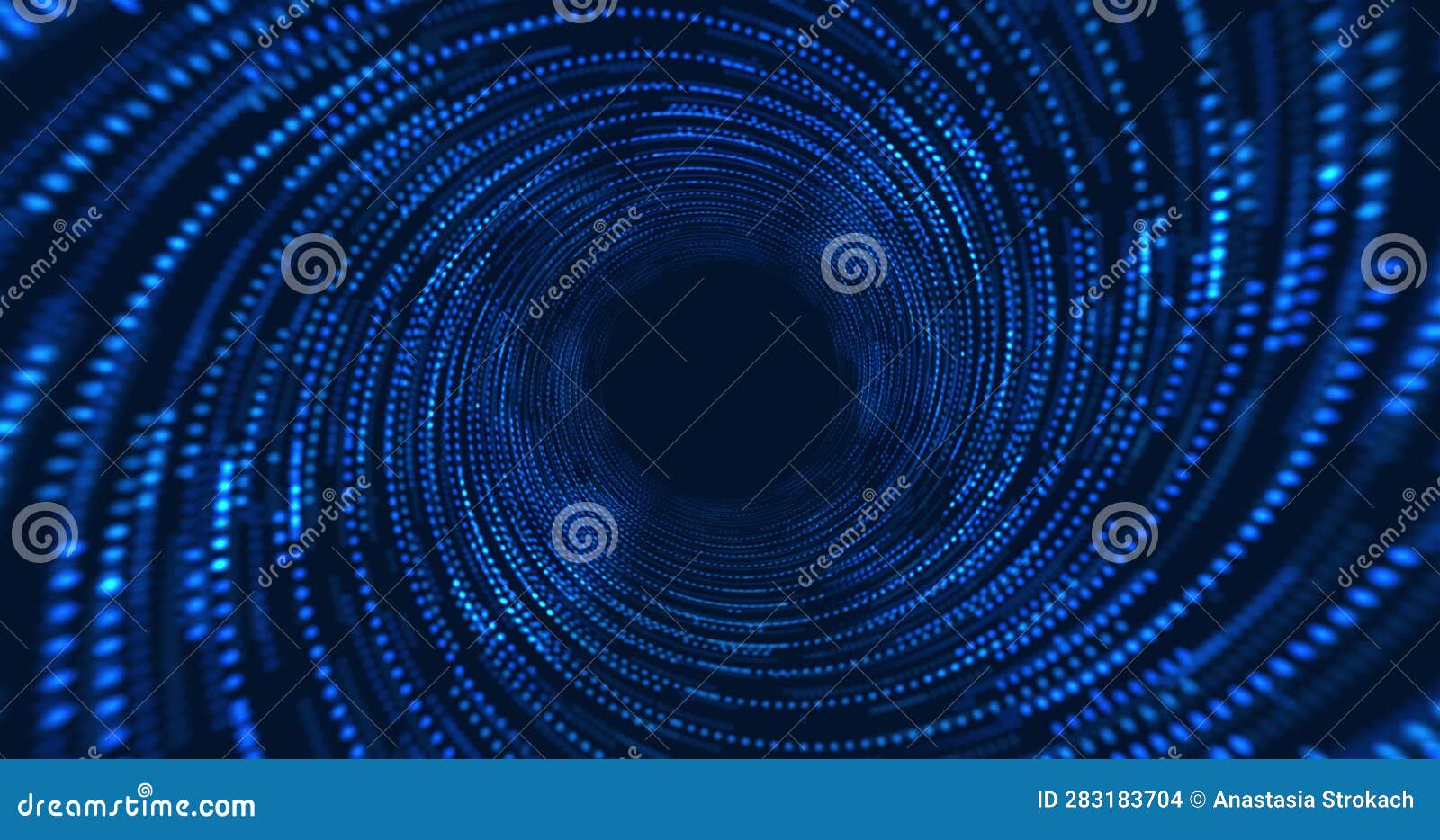 Digitally Animated Technological Background with Particles Stock ...