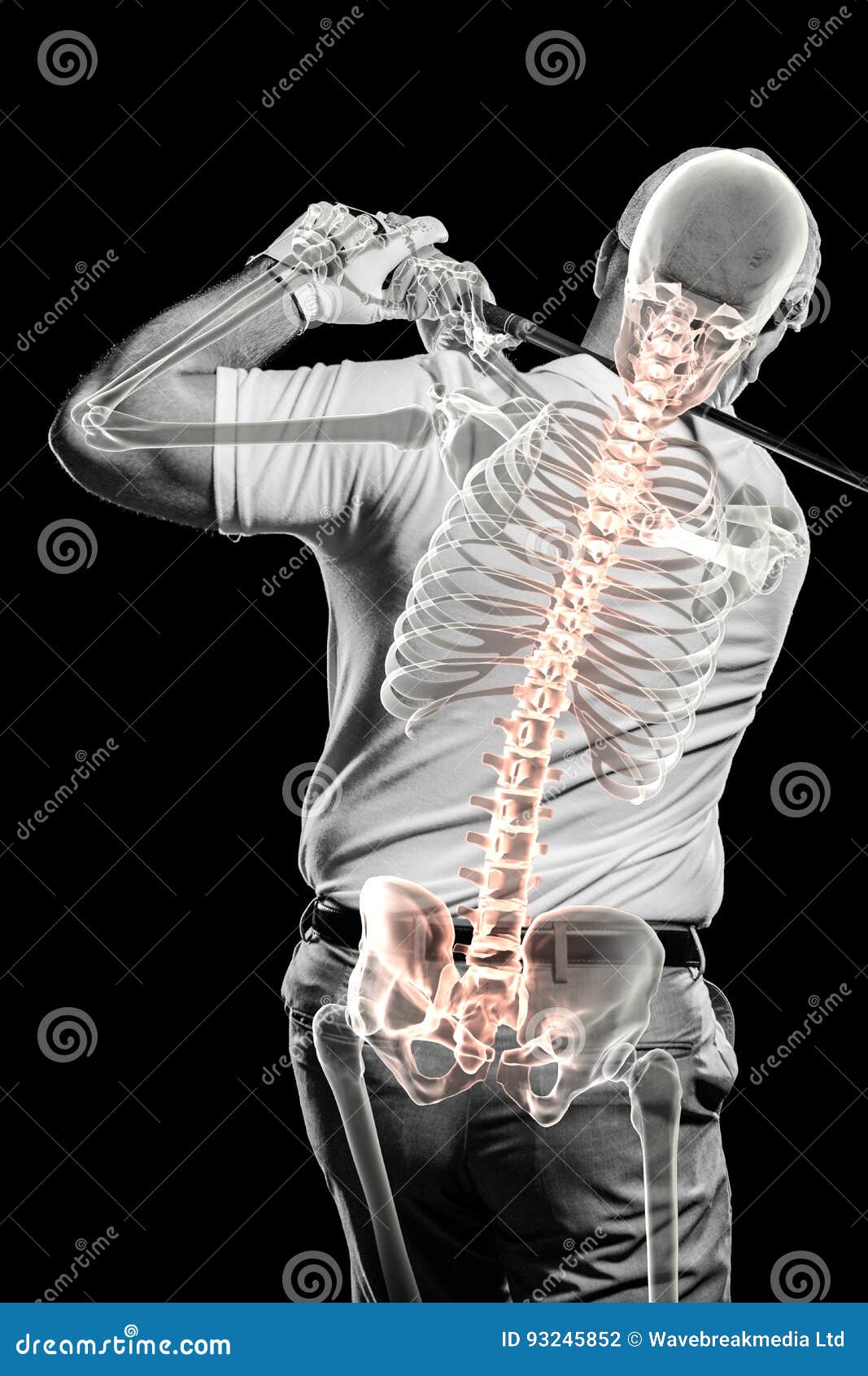 Golf Swing Skeleton Stock Photos - Free & Royalty-Free Stock Photos ...