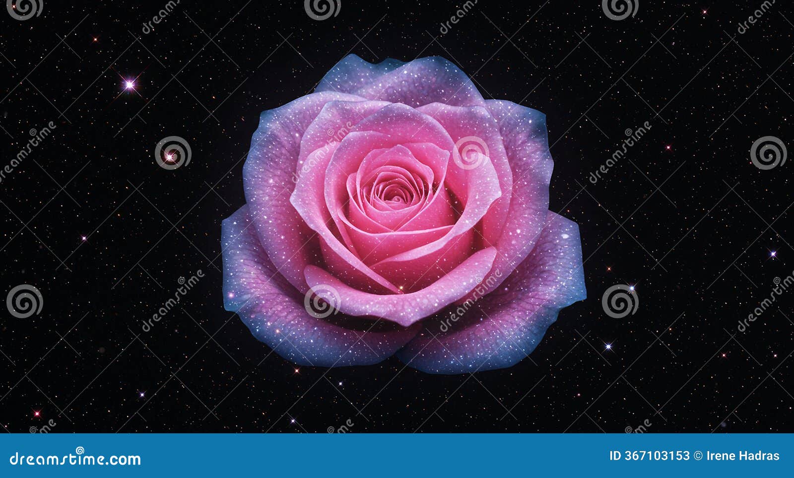 Starry Outer Galaxy Cosmic Space Illustration Universe Background Sky ...