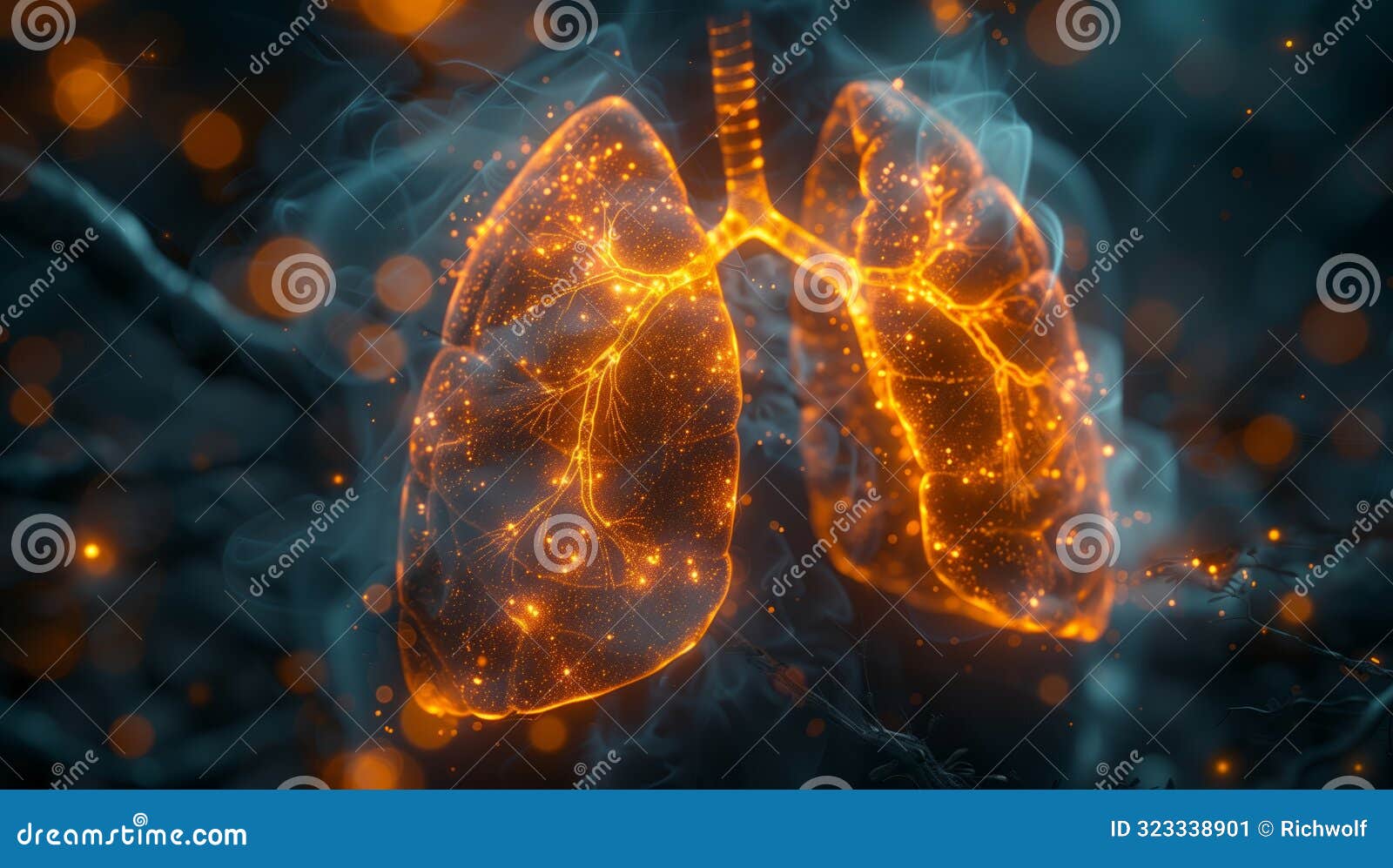 Digitally Enhanced Visualization of the Lungs Illuminated with Glowing ...