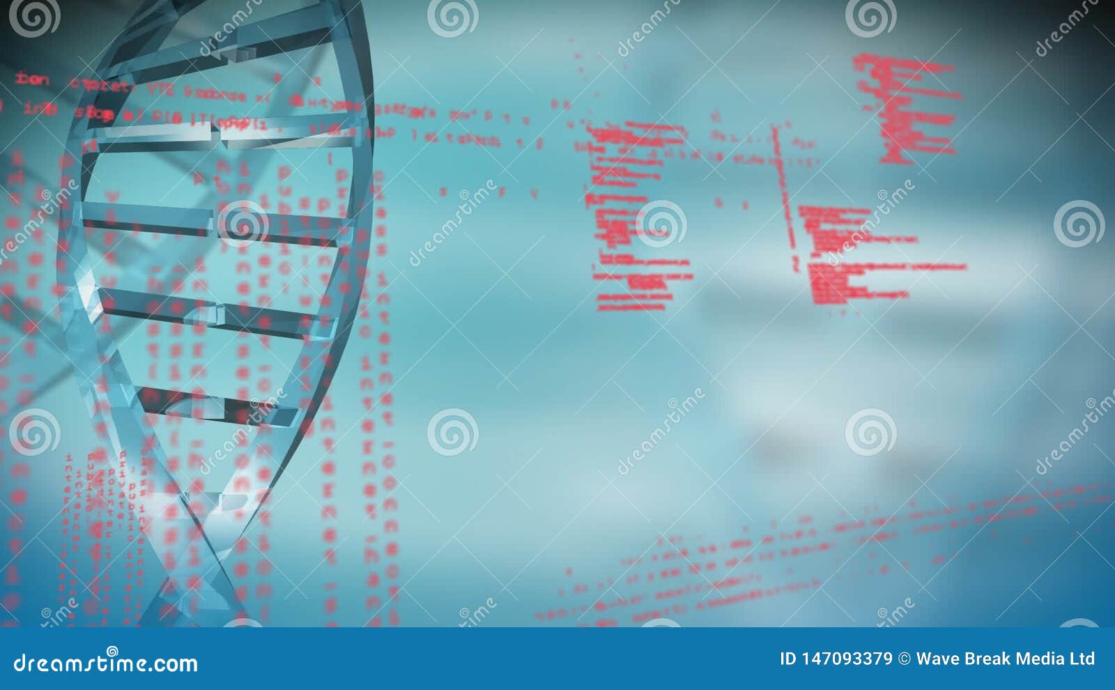DNA double helix and codes stock video. Video of biology - 147093379