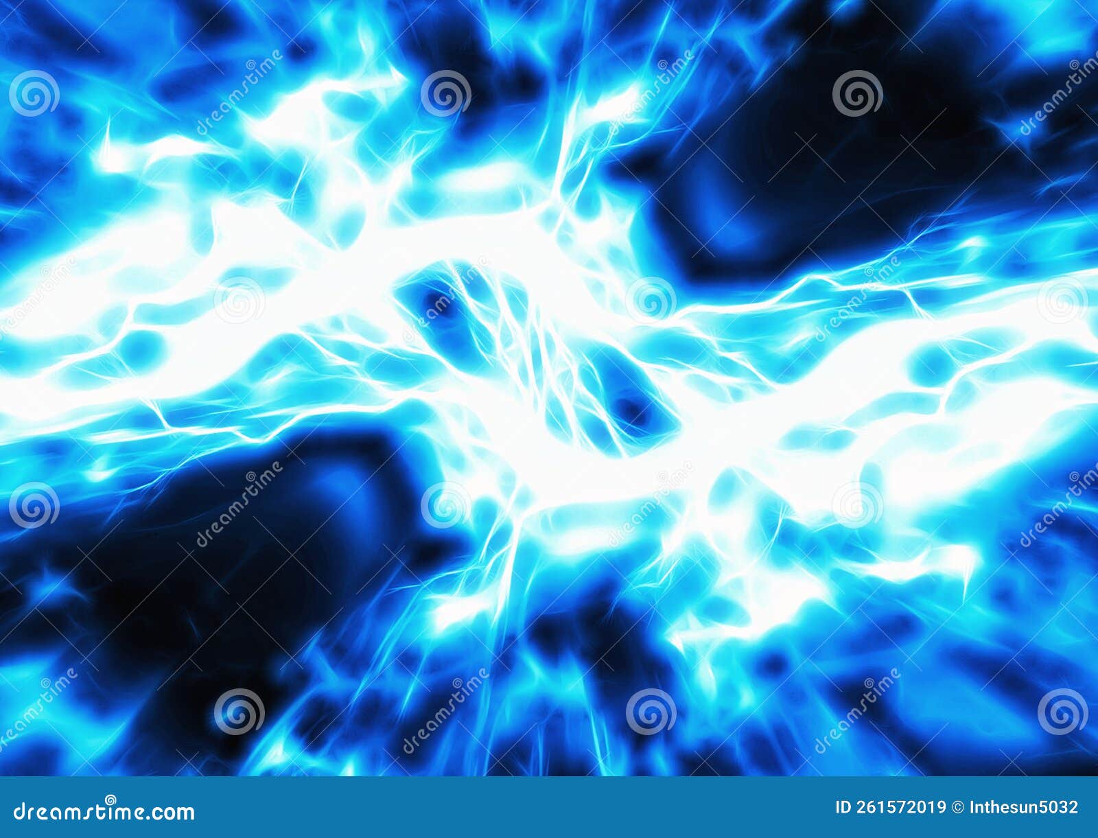 Abstract Lightning Bolt Lighting Up the Darkness in a Storm Concept ...