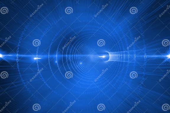 Futuristic Design with Code Stock Illustration - Illustration of glow ...