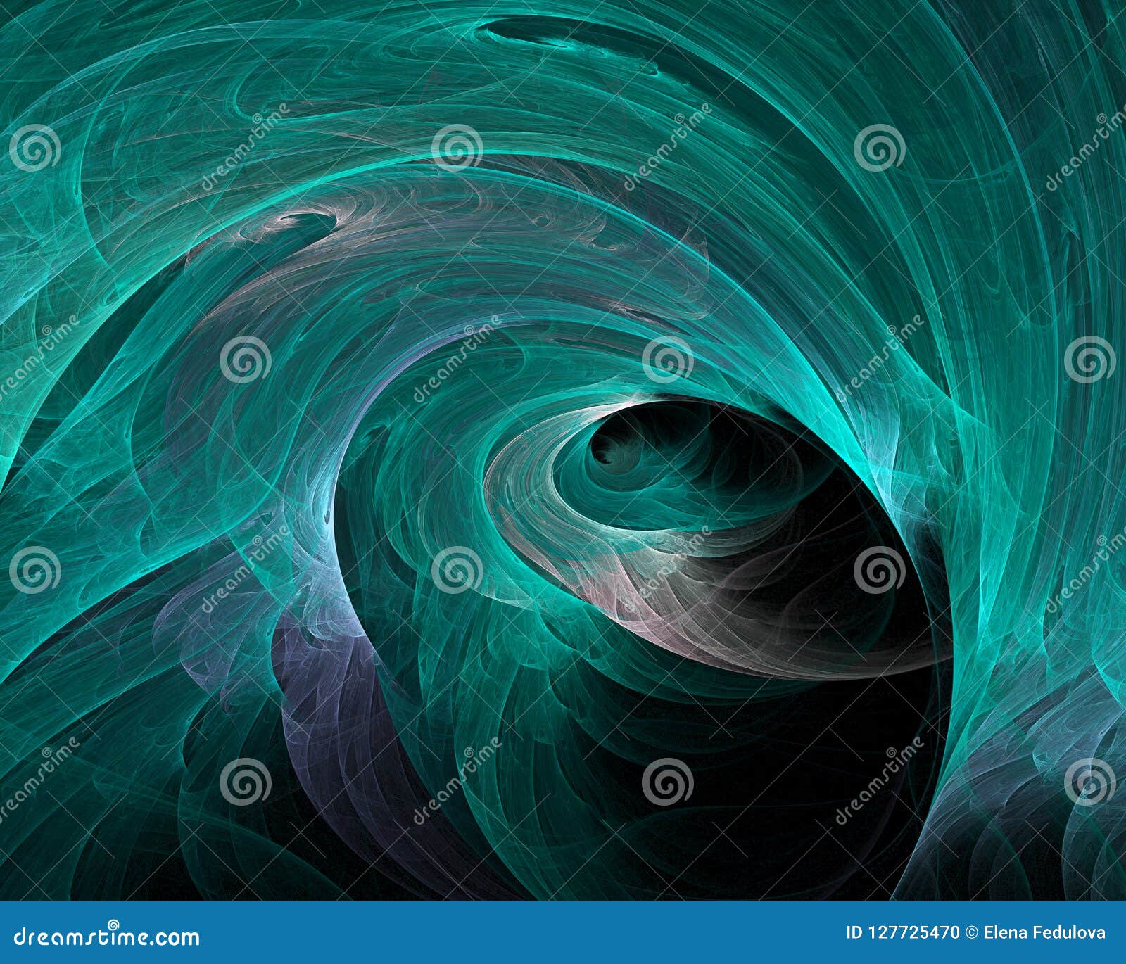 Digitally Generated Image. Colorful Fractal, Elegant, Extremely ...