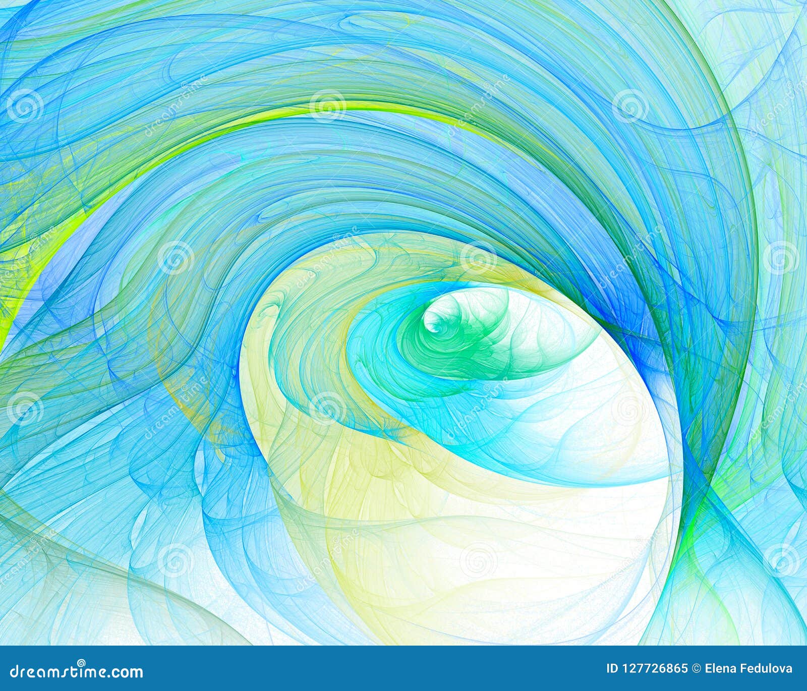 Digitally Generated Image. Colorful Fractal, Elegant, Extremely ...