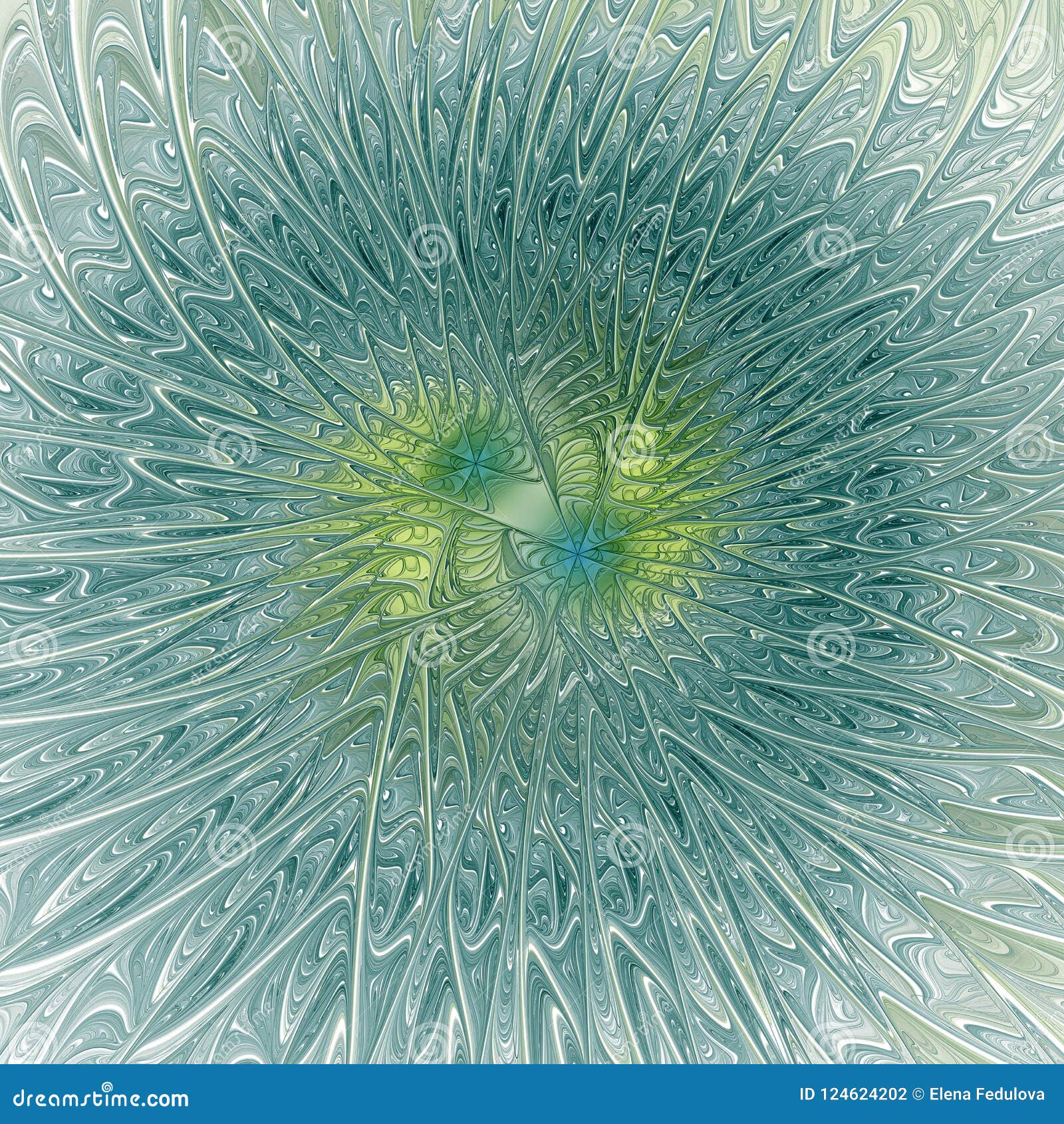 Digitally Generated Image. Colorful Fractal, Elegant, Extremely ...