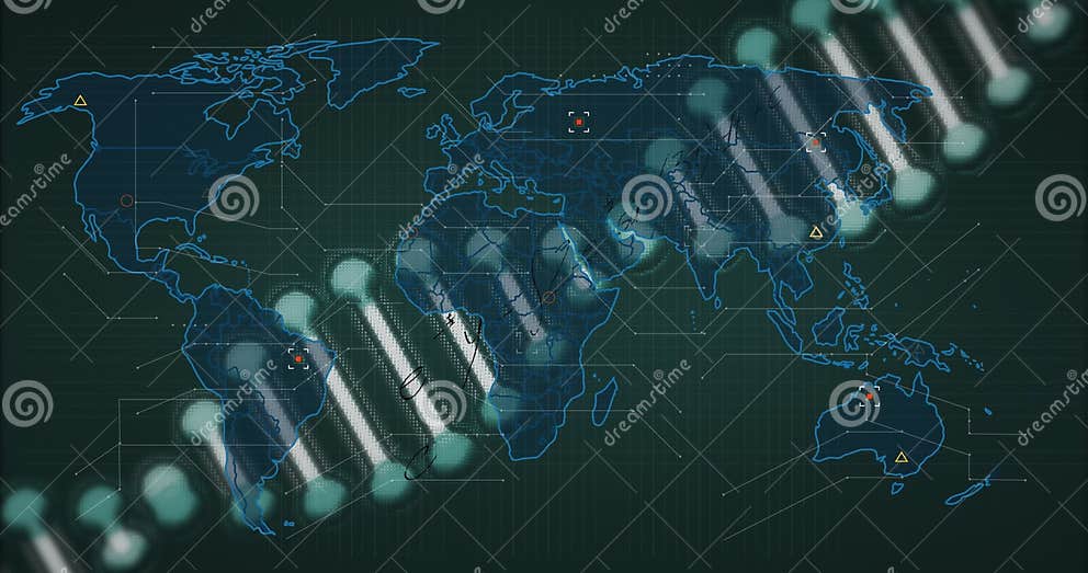 A Digitally-generated Image of Mathematics Problems Being Solved on a ...