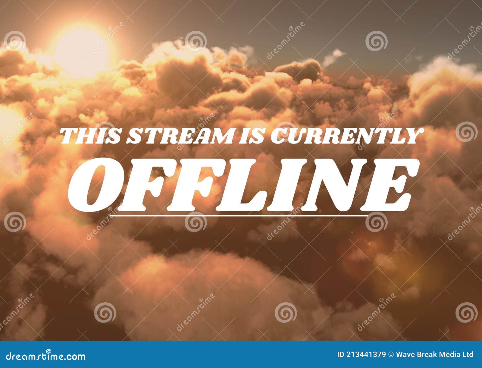 Digitally Generated Image of this Stream is Currently Offline Text ...