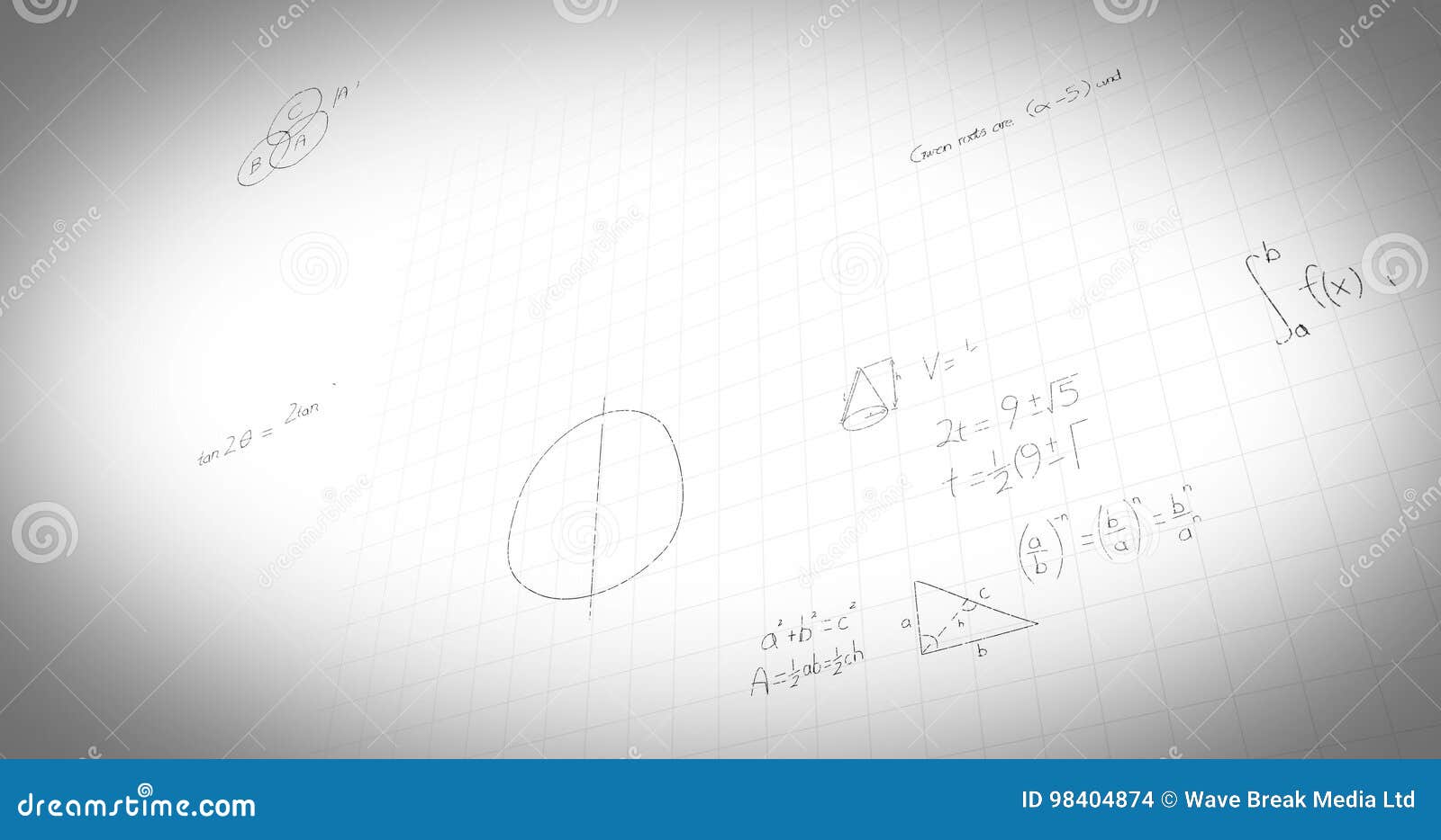 Math Formulas on Whiteboard Stock Footage - Video of calculation ...