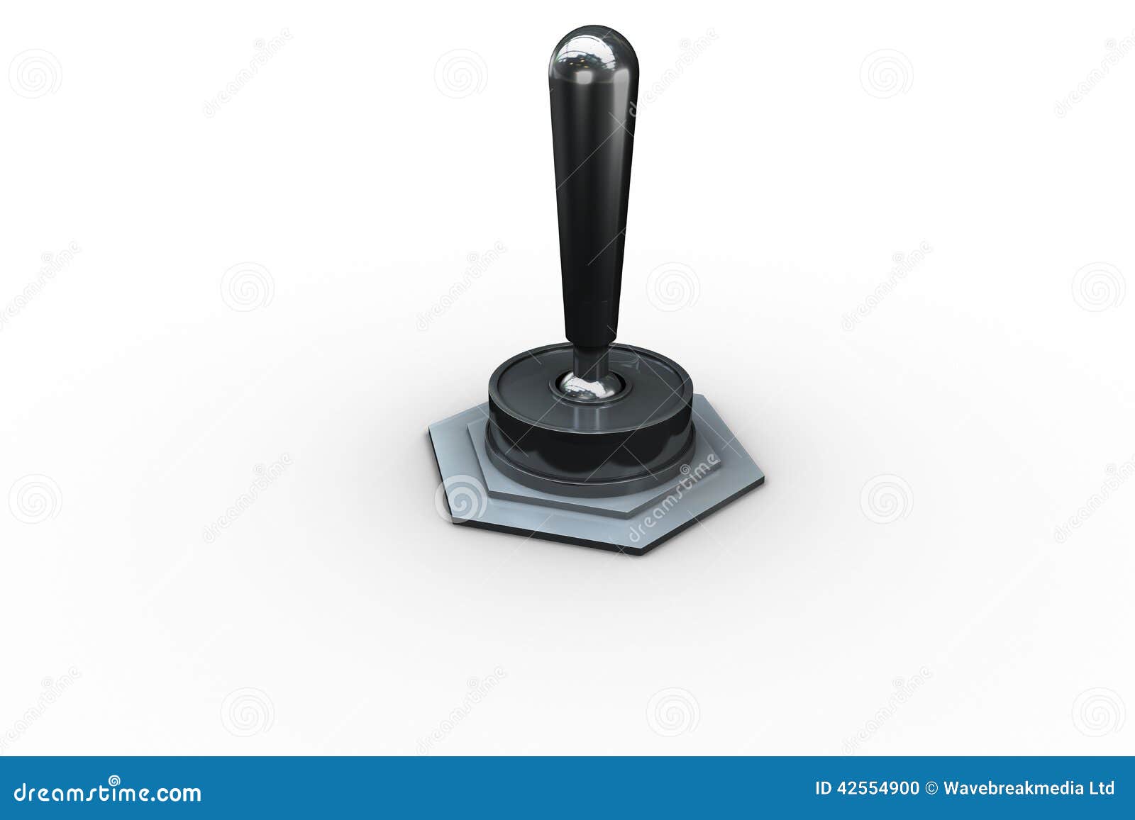 Digitally Generated Metal Flip Switch Stock Illustration - Illustration ...