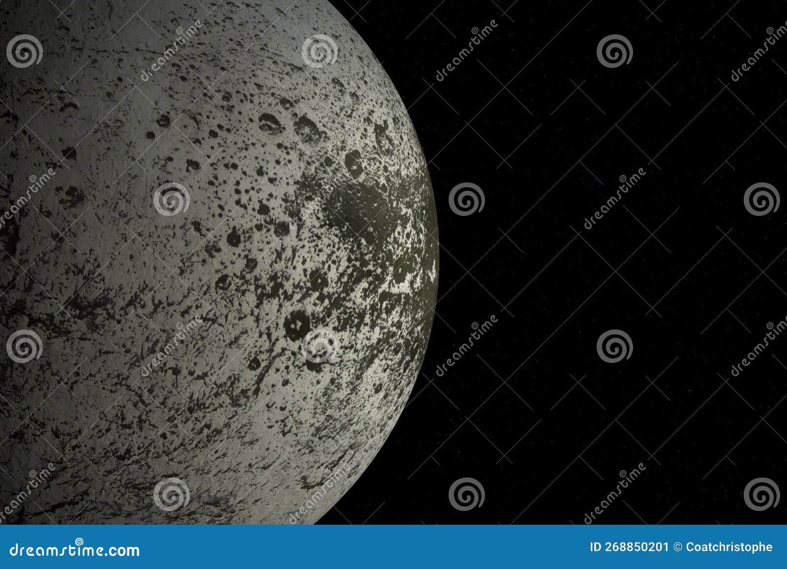 Iapetus, The Moon Of Saturn - Solar System Stock Image | CartoonDealer ...